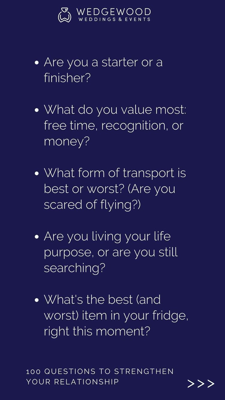 100 Questions to Strengthen Your Relationship