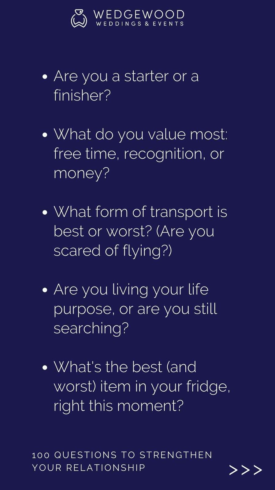 100 Questions to Strengthen Your Relationship