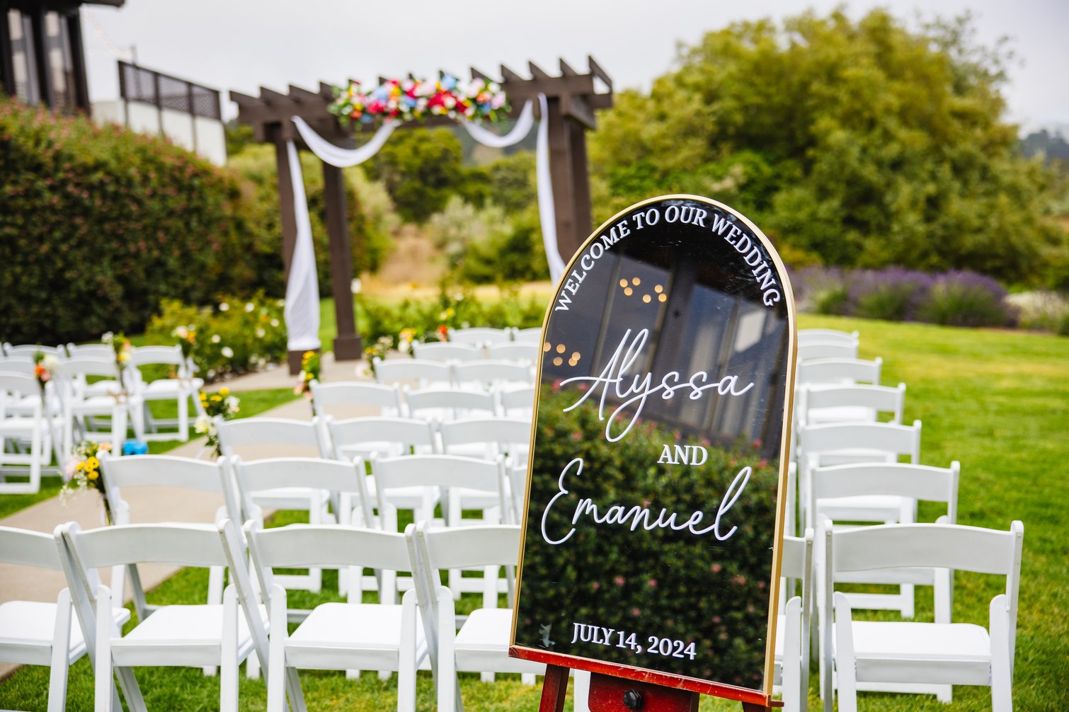 Colorful Garden Wedding at Carmel Fields