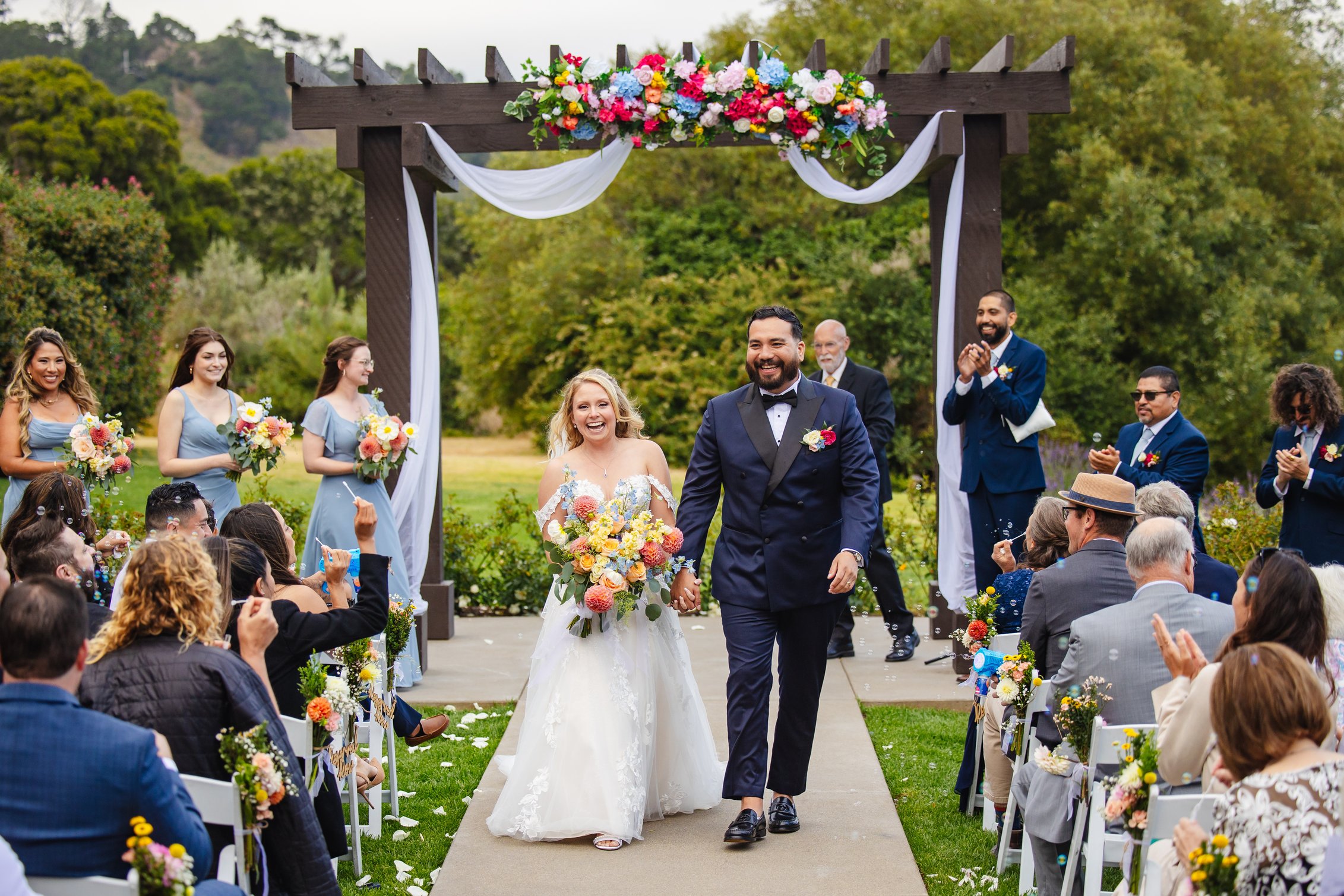 Colorful Garden Wedding at Carmel Fields