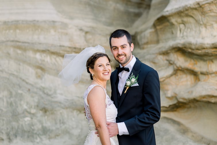 Karolyn & Chris: SoCal Winter Wedding at San Clemente Shore