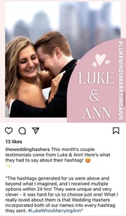 7 Tips For Creating The Best Wedding Hashtag