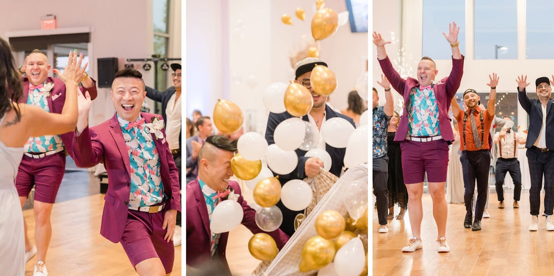 Tropical Drag-Themed Wedding in Sacramento