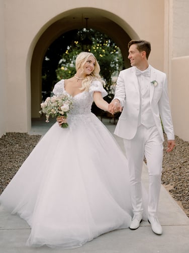 Celebrate With The Funks At This Retro Fairytale Wedding